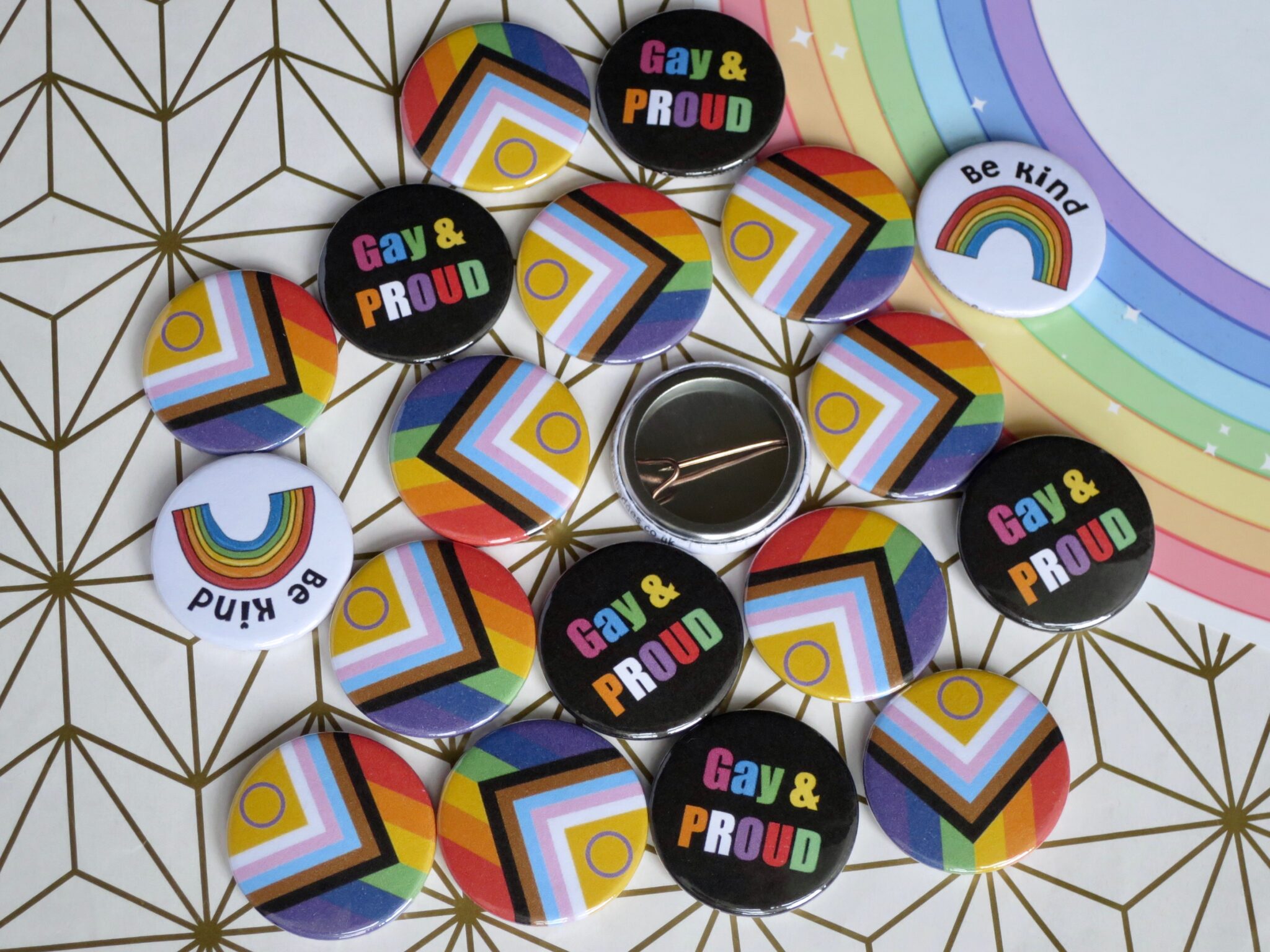Gay, lesbian LGBTQIA badges - A Day in the Life of Koolbadges
