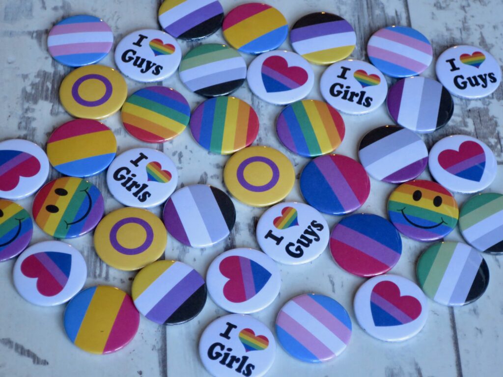 Gay, lesbian LGBTQIA badges - A Day in the Life of Koolbadges