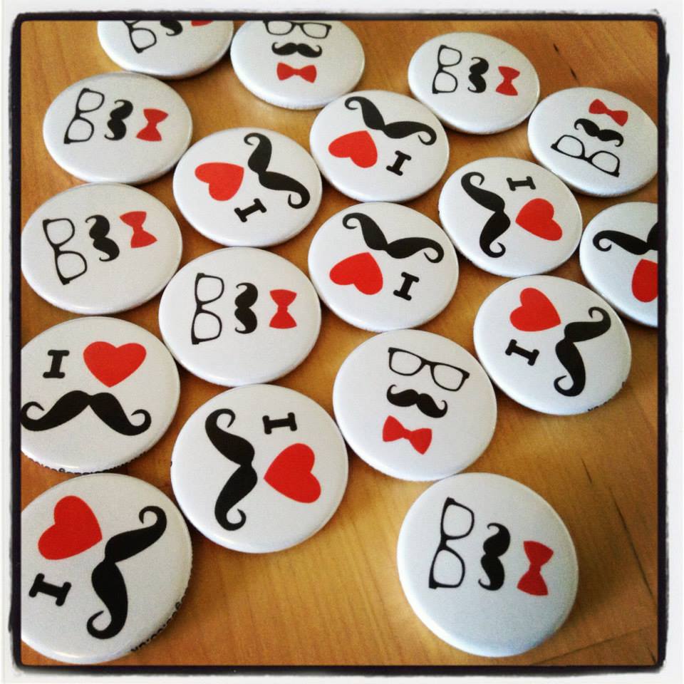 Moustache Badges for Movember - Perfect for November 2015 - Movember ...