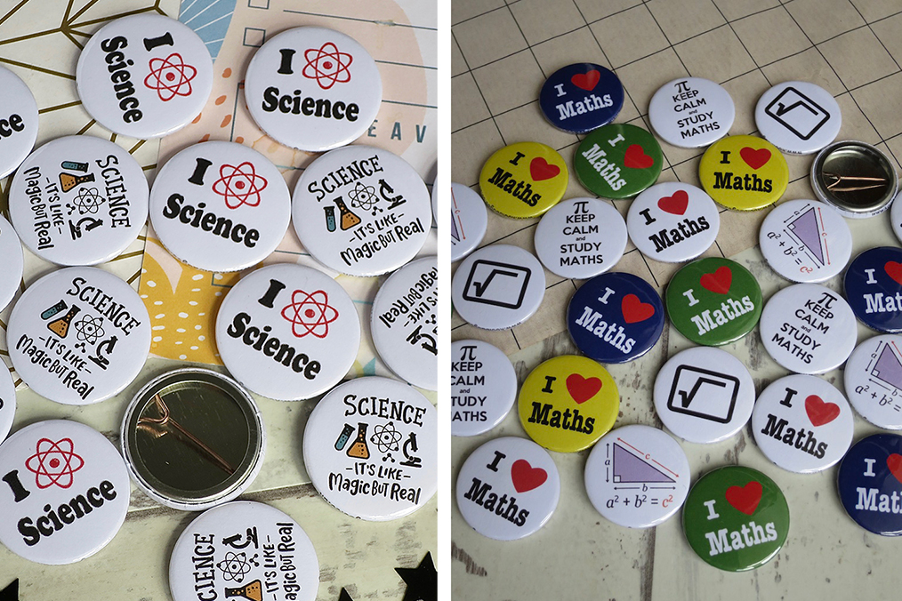 STEM Button Badges - A Day in the Life of Koolbadges