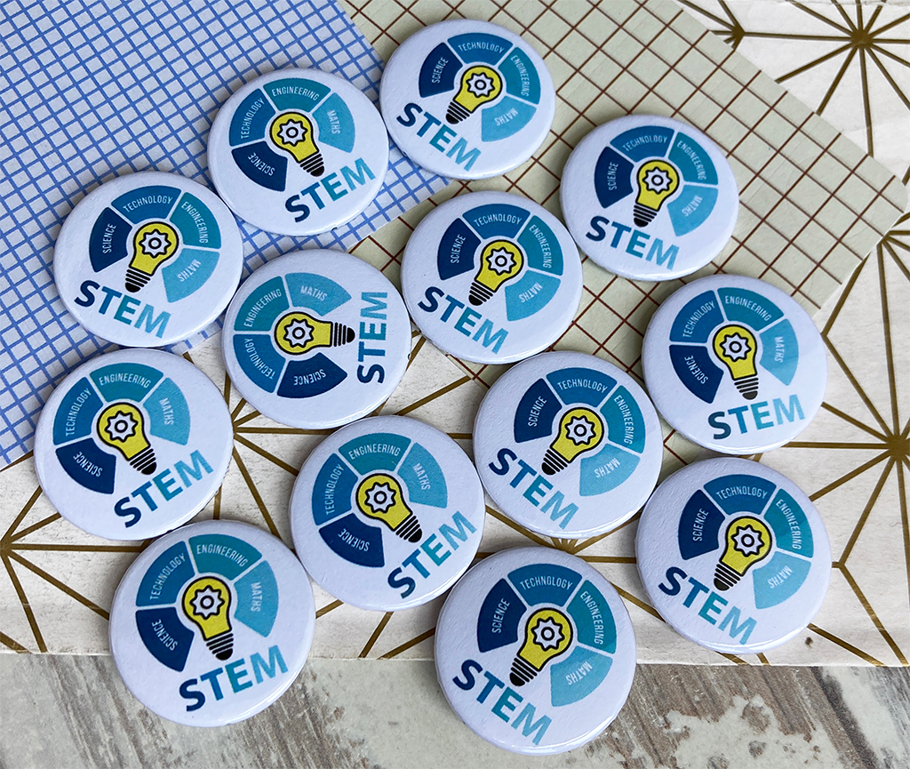 STEM Button Badges - A Day in the Life of Koolbadges