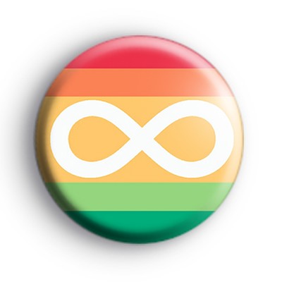 Autism Pride Flag Badge : Kool Badges