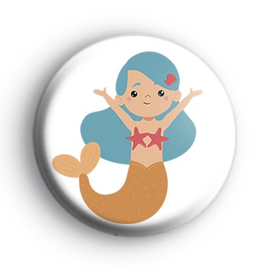 Mermaid Seaside Badge : Kool Badges