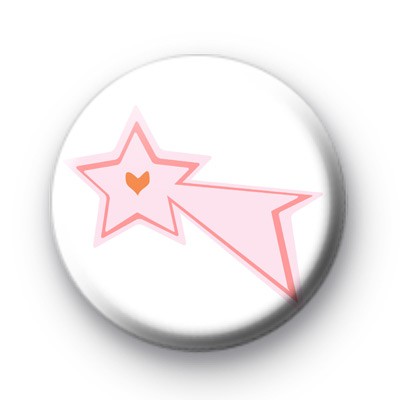 Pink Shooting Star Badge : Kool Badges
