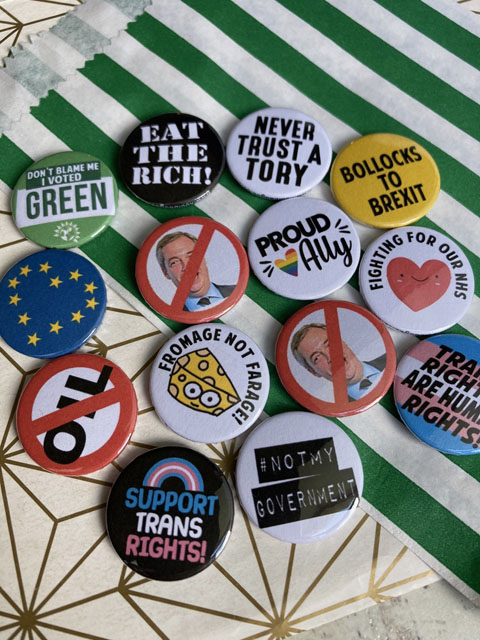 Political Badges