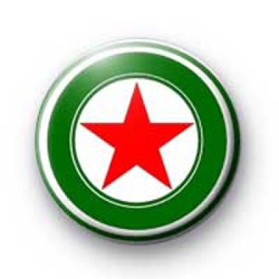 Red & Green Star badges : Kool Badges