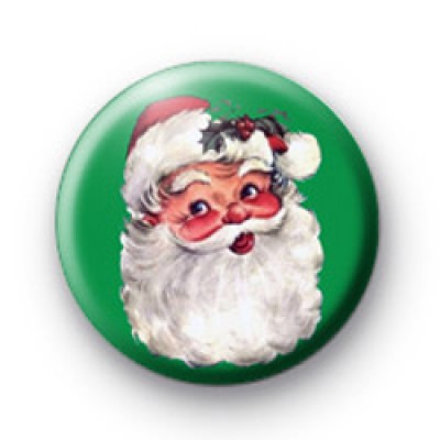 Santa Claus Green badges : Kool Badges
