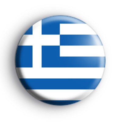 Greek Flag Badge - Kool Badges