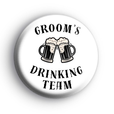 Grooms Drinking Team Badge - Kool Badges - The Home of Badges