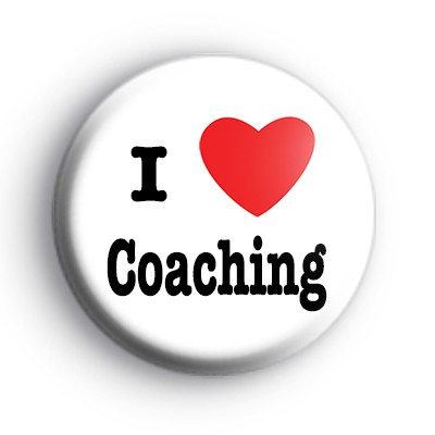 I Love Coaching Badge - Kool Badges