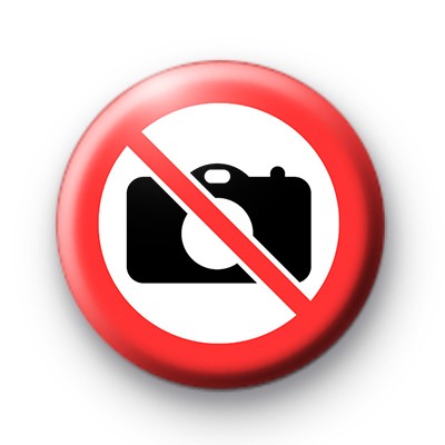 No Photography Badges [sym014] - Kool Badges