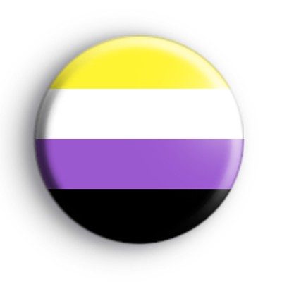 Non Binary Pride Flag Badge - Kool Badges