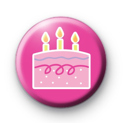 Birthday Cake and Candles Badge - Kool Badges