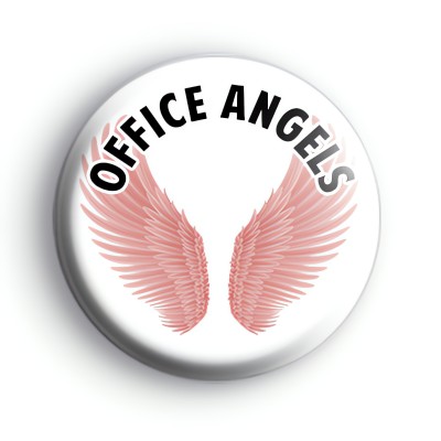 Office Angels Pink Wings Badge - Kool Badges