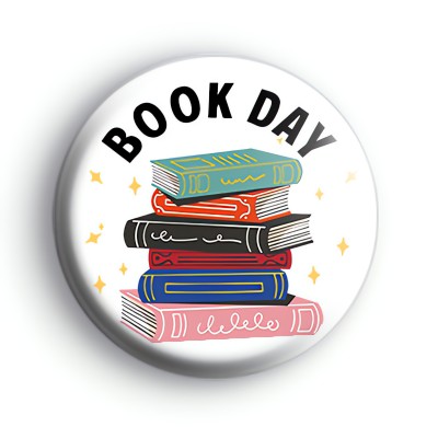 Pretty Book Day Badge - Kool Badges