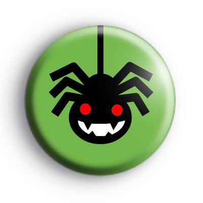 Spooky Red Eyed Spider Badge - Kool Badges