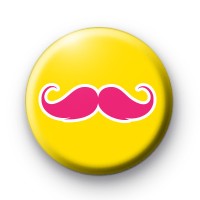 Movember Moustache Badge : Kool Badges