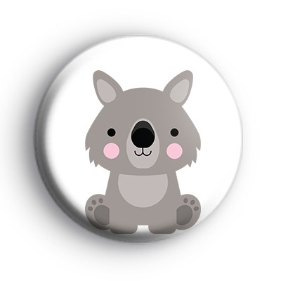 Wombat Australian Animal Badge : Kool Badges